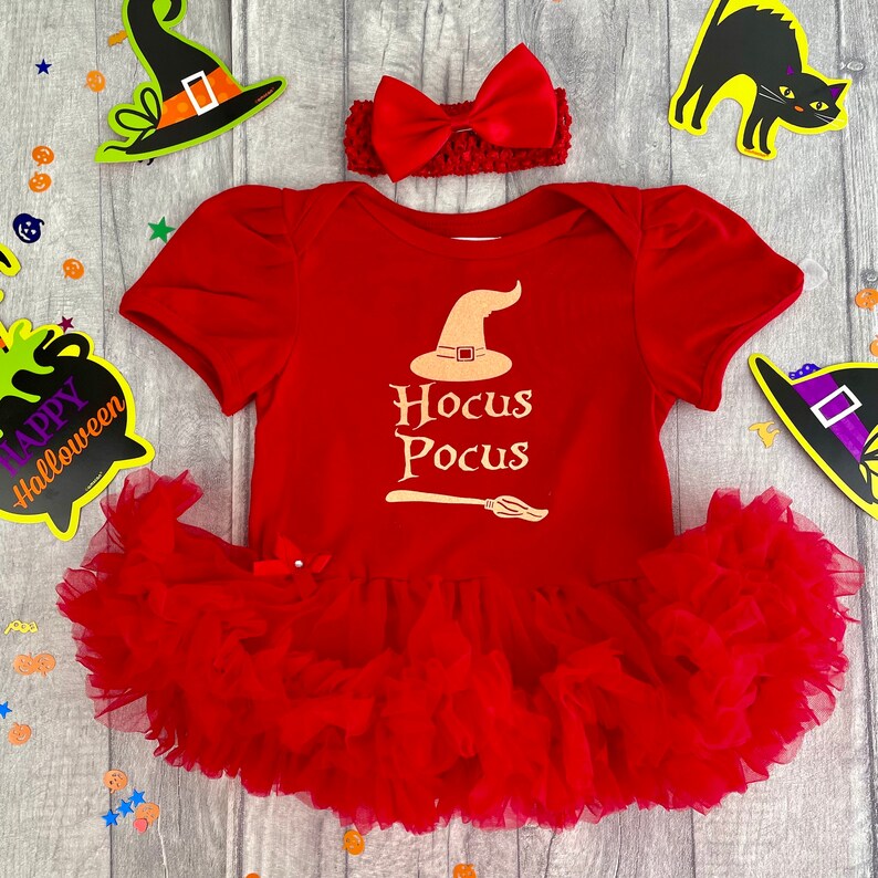 Hocus Pocus Witch Halloween Outfit Baby Girl's Tutu - Etsy