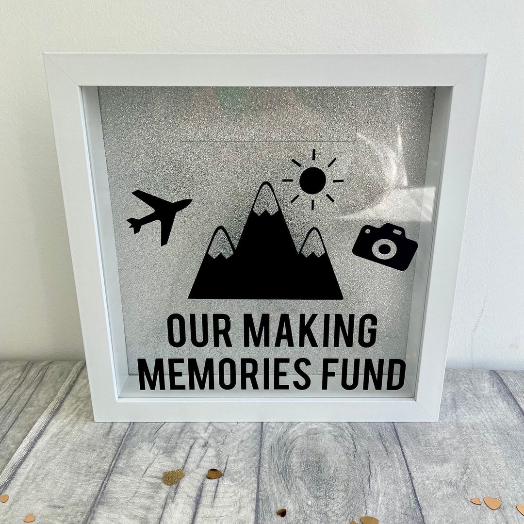 Our Making Memories Fund Money Box Frame, Saving Fund Holidays Gift ...