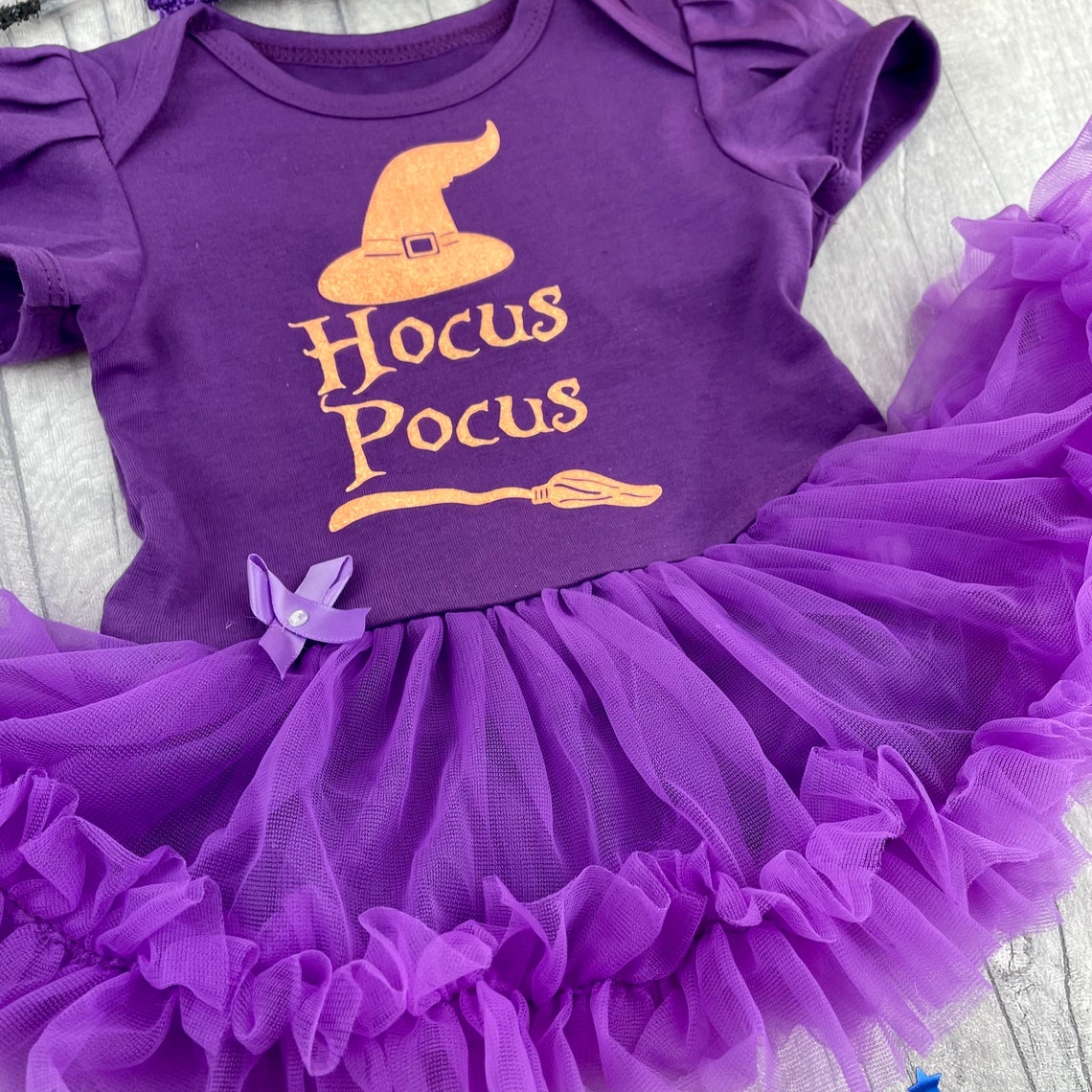 Hocus Pocus Witch Halloween Outfit Baby Girl's Tutu - Etsy