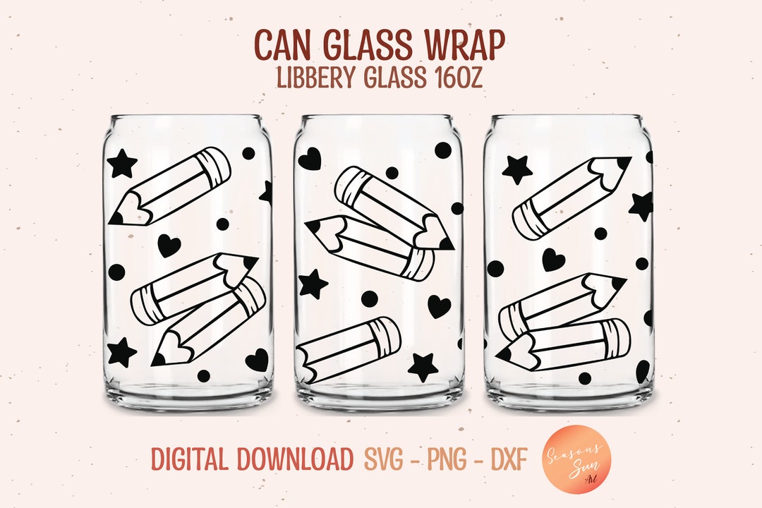 Beer Can Glass Svg Teacher Appreciation Svg Files for Cricut Teacher ...