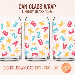Beer Can Glass Svg Teacher Svg Files for Cricut School Libbey Glass Svg ...