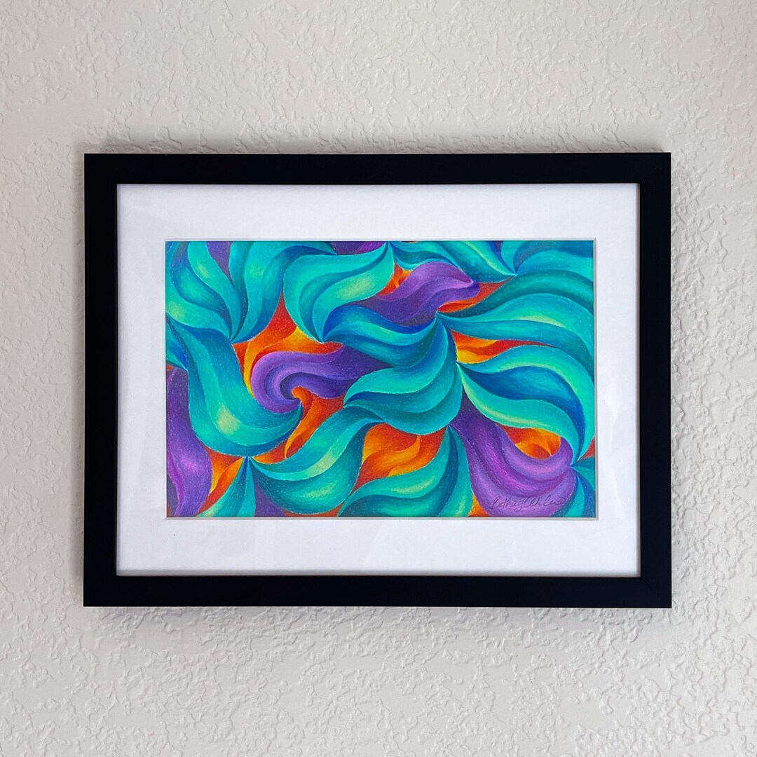 Awakening - Colored Pencil Drawing - Etsy