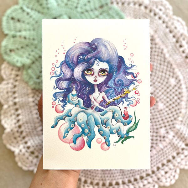 Sea Witch Art - Etsy