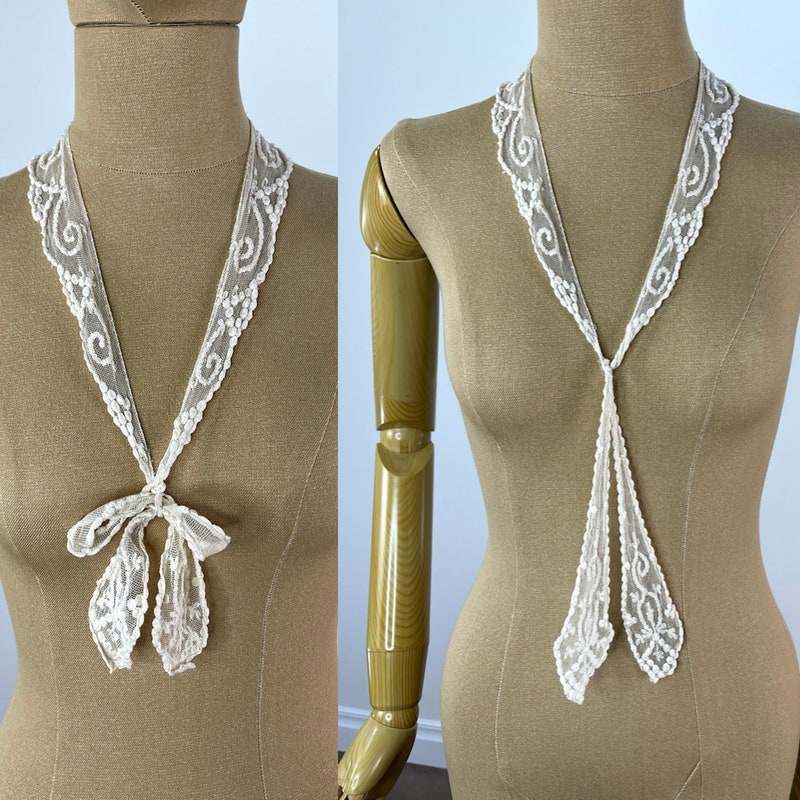 Lace Necktie - Etsy
