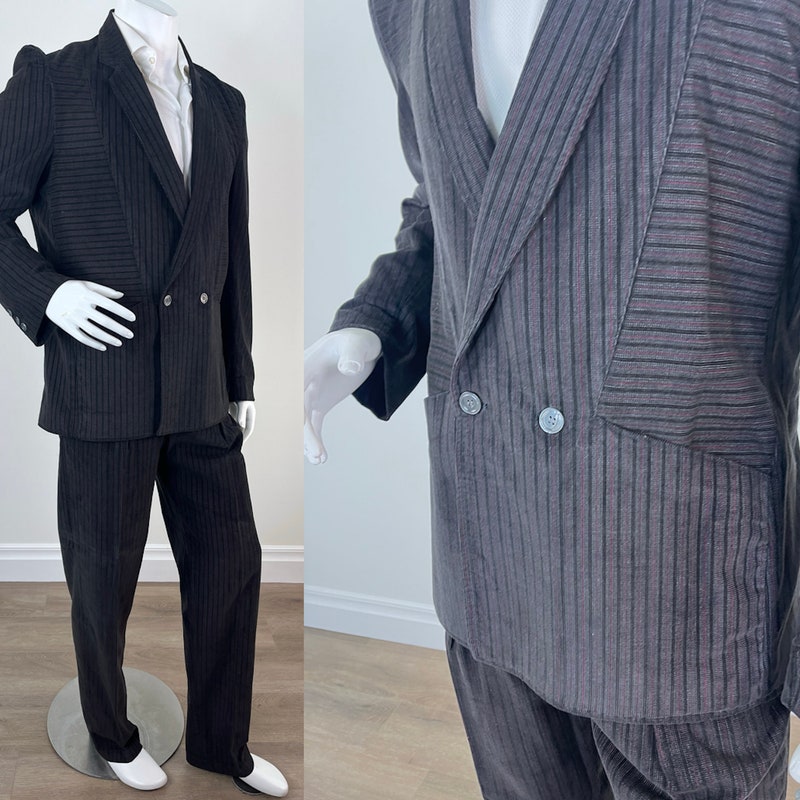 Double Breasted Suit - Etsy