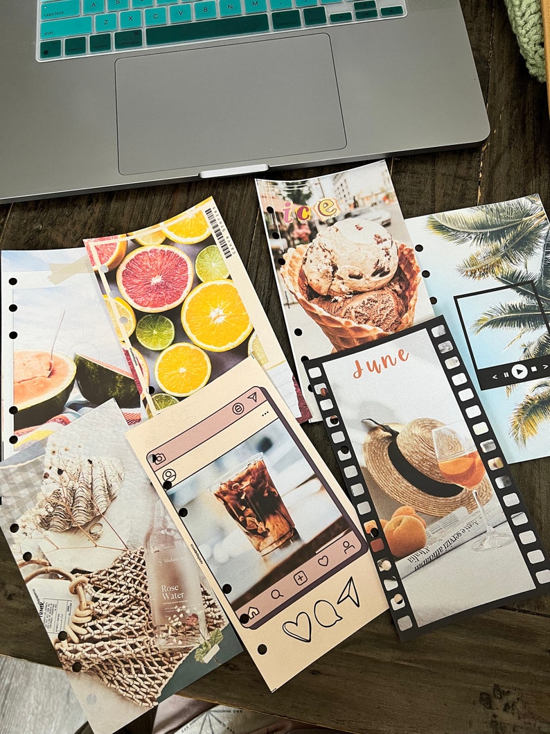 FC Compact June Photo Dashboard Set | Franklin Covey Compact Inserts - Etsy