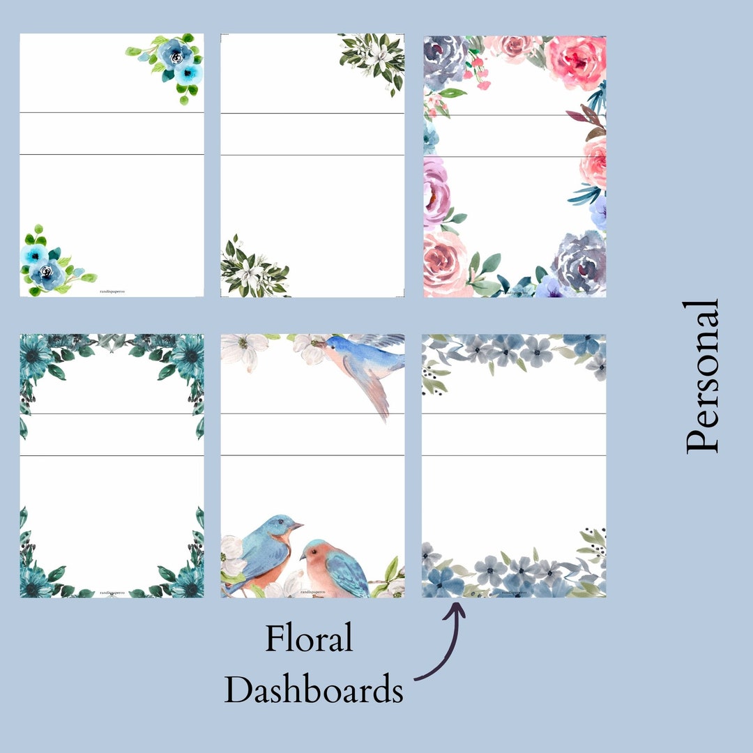 Personal Spring Dashboards - Etsy