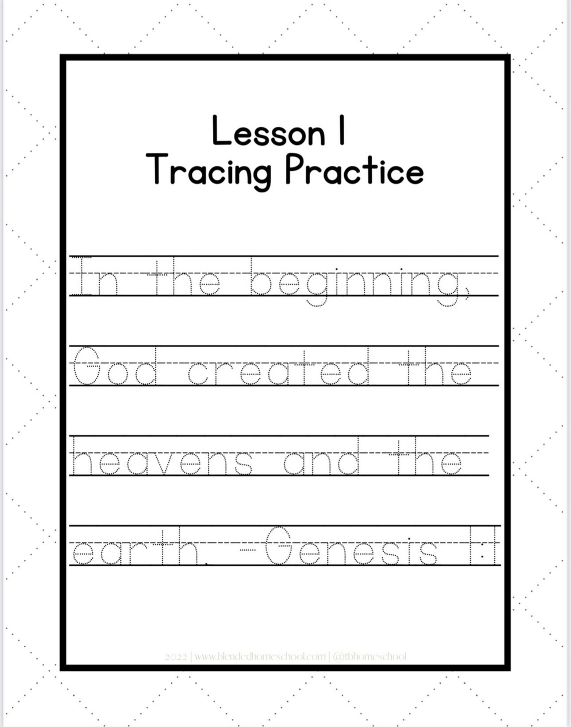 ABC Bible Verse Copywork, Bible Verse Handwriting Practice, Charlotte ...