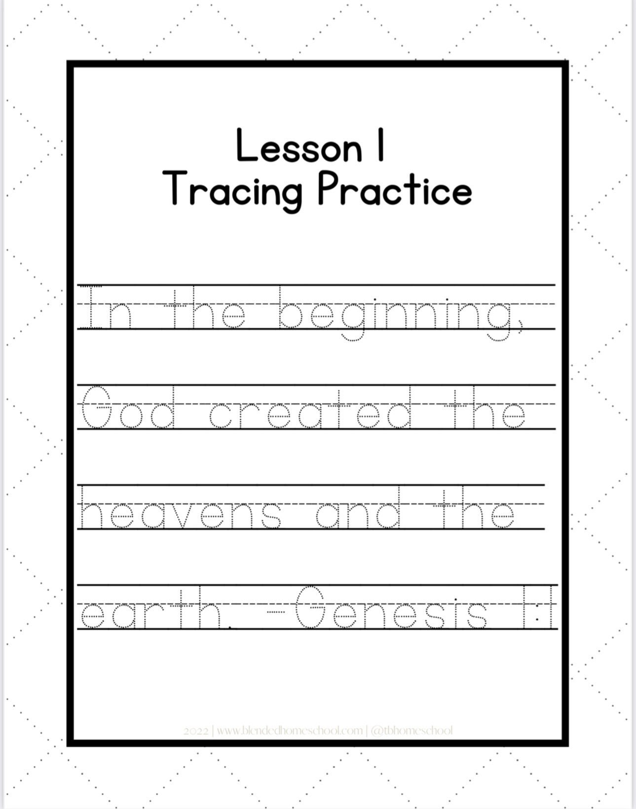 ABC Bible Verse Copywork, Bible Verse Handwriting Practice, Charlotte ...