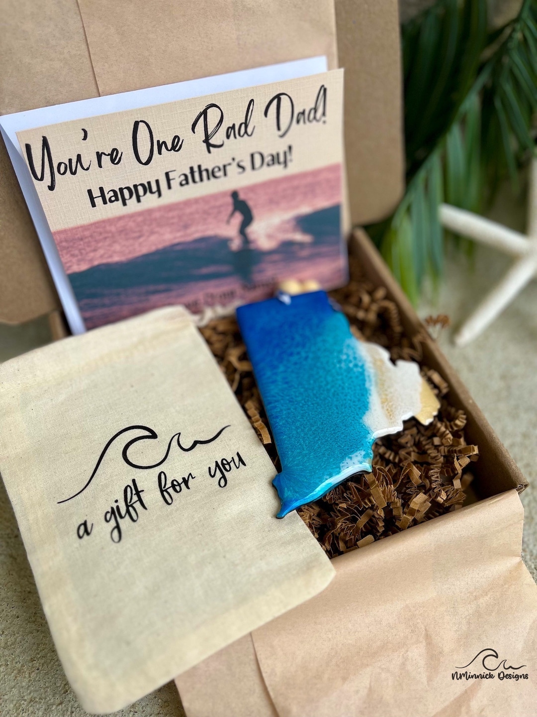 Rhode Island Ocean State Ornament Gift Box With Gift Bag and Custom ...