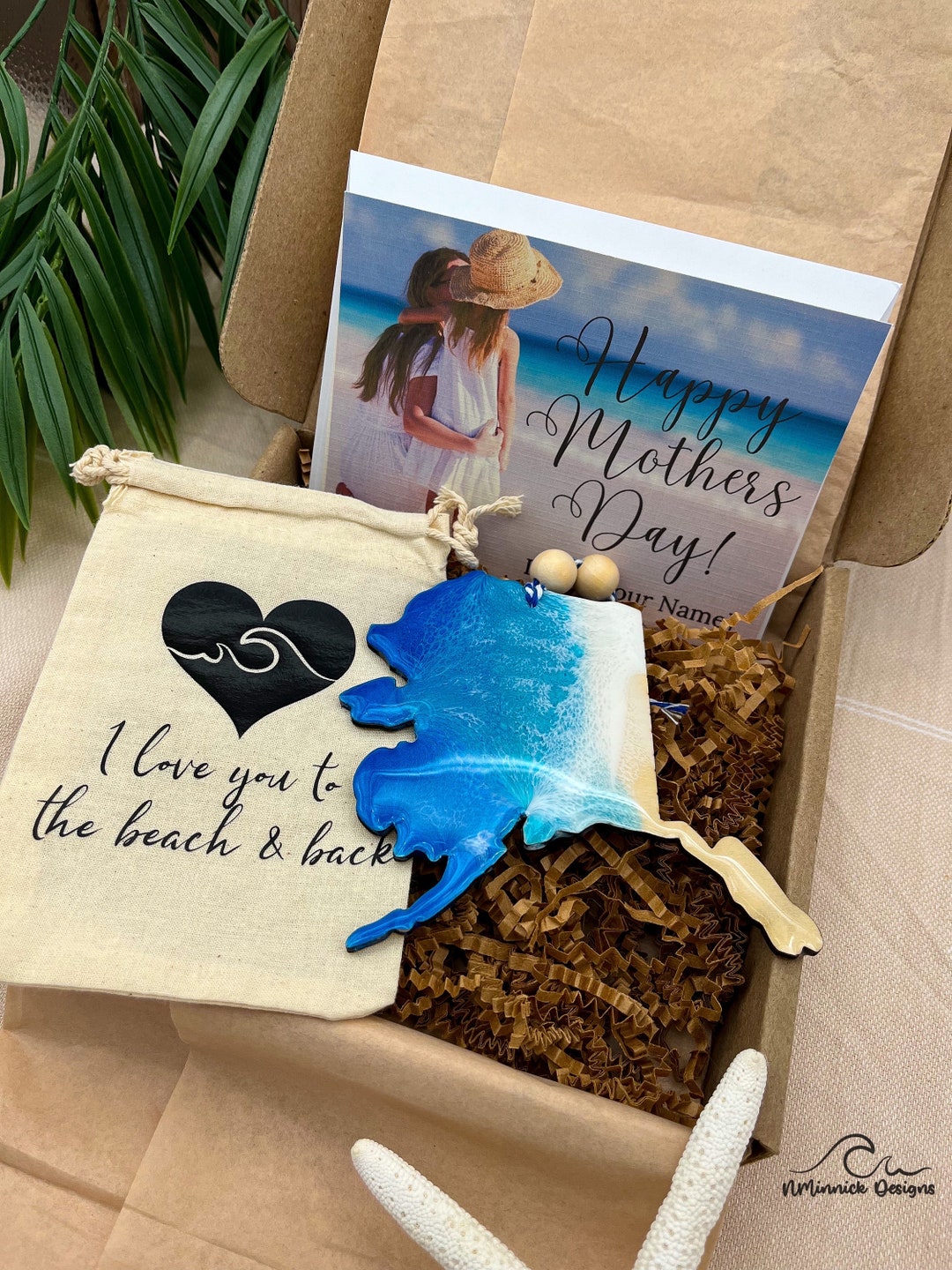 Alaska Ornament Gift Box With Gift Bag and Custom Card, Alaska Ornament ...