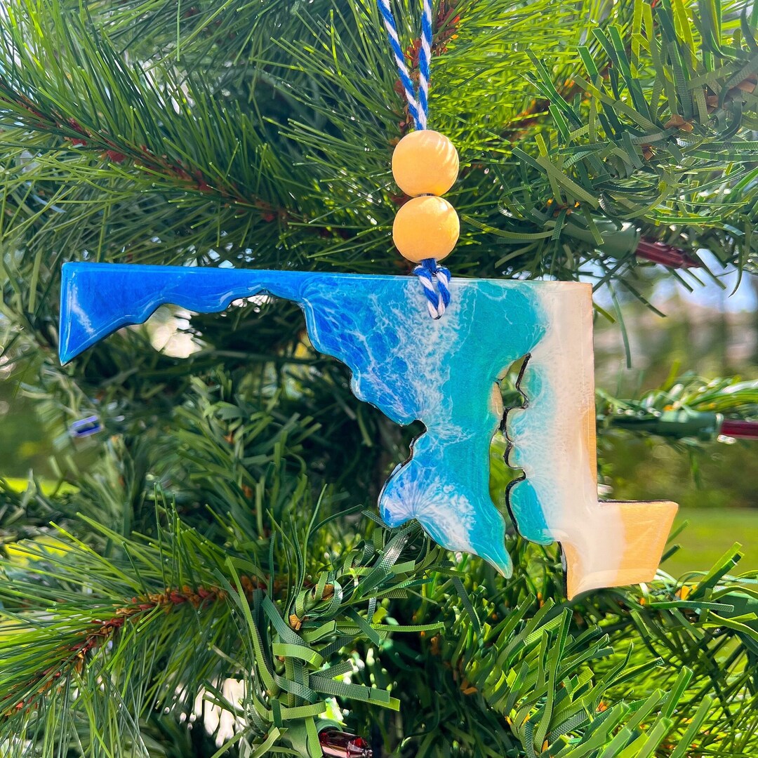Maryland Beach Ornament, Ocean City Ornament, Assateague Island ...