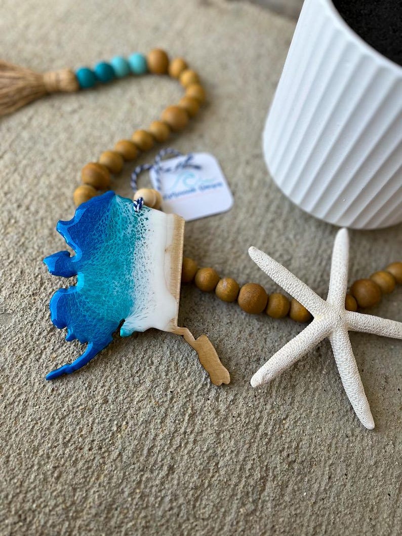 Alaska Ornament, Coastal Christmas Ornament, Alaska Native Gift, Travel ...