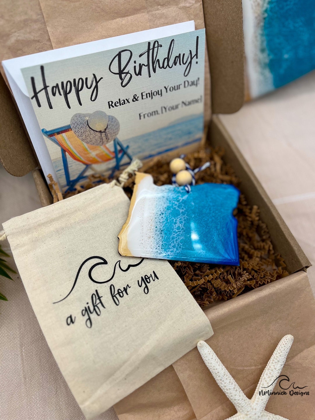 Oregon Ornament Gift Box With Muslin Keeper Bag and Custom Card, Oregon ...