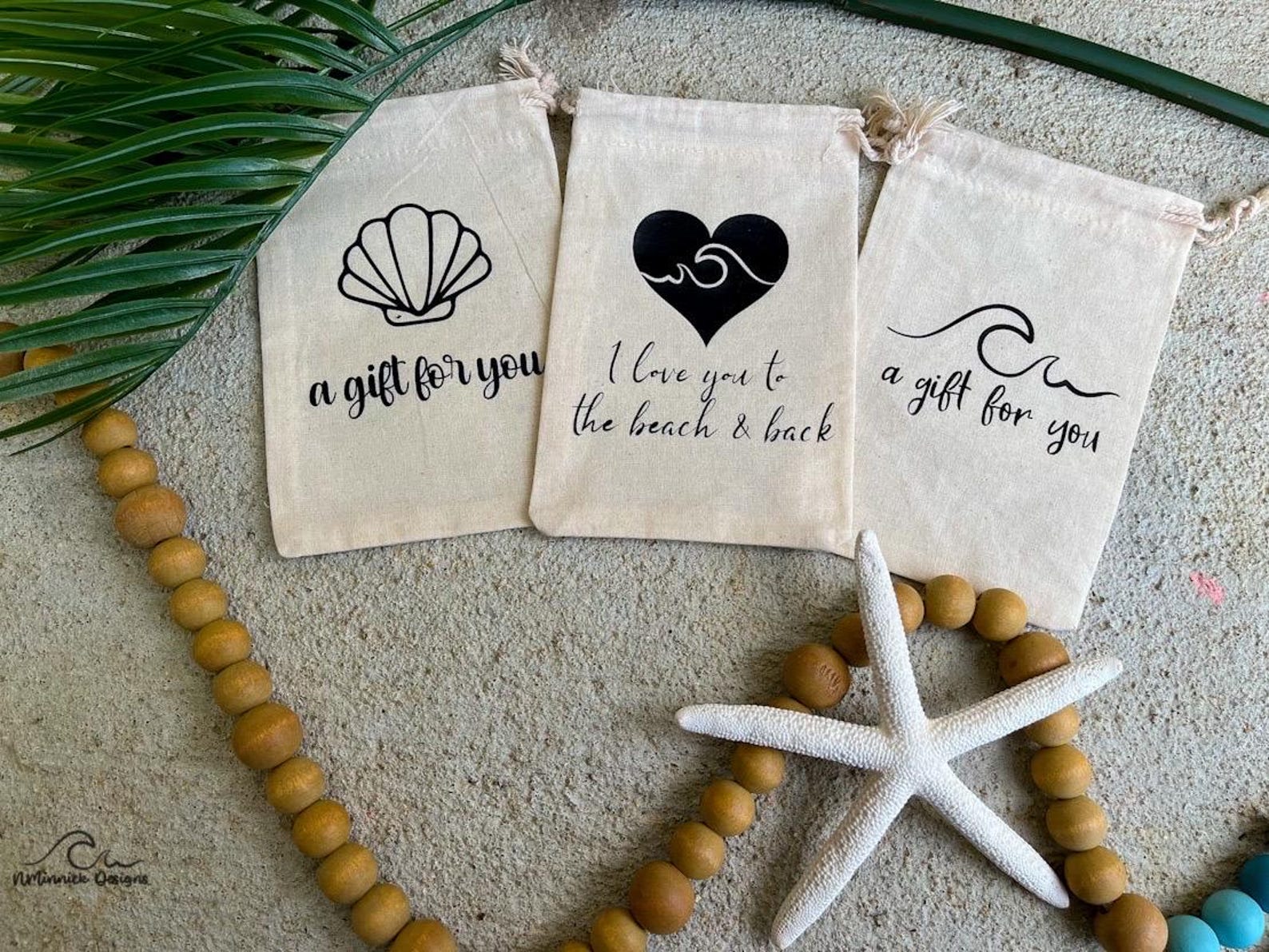Puerto Rico Ocean Resin Ornament Gift Box With Muslin Bag and ...