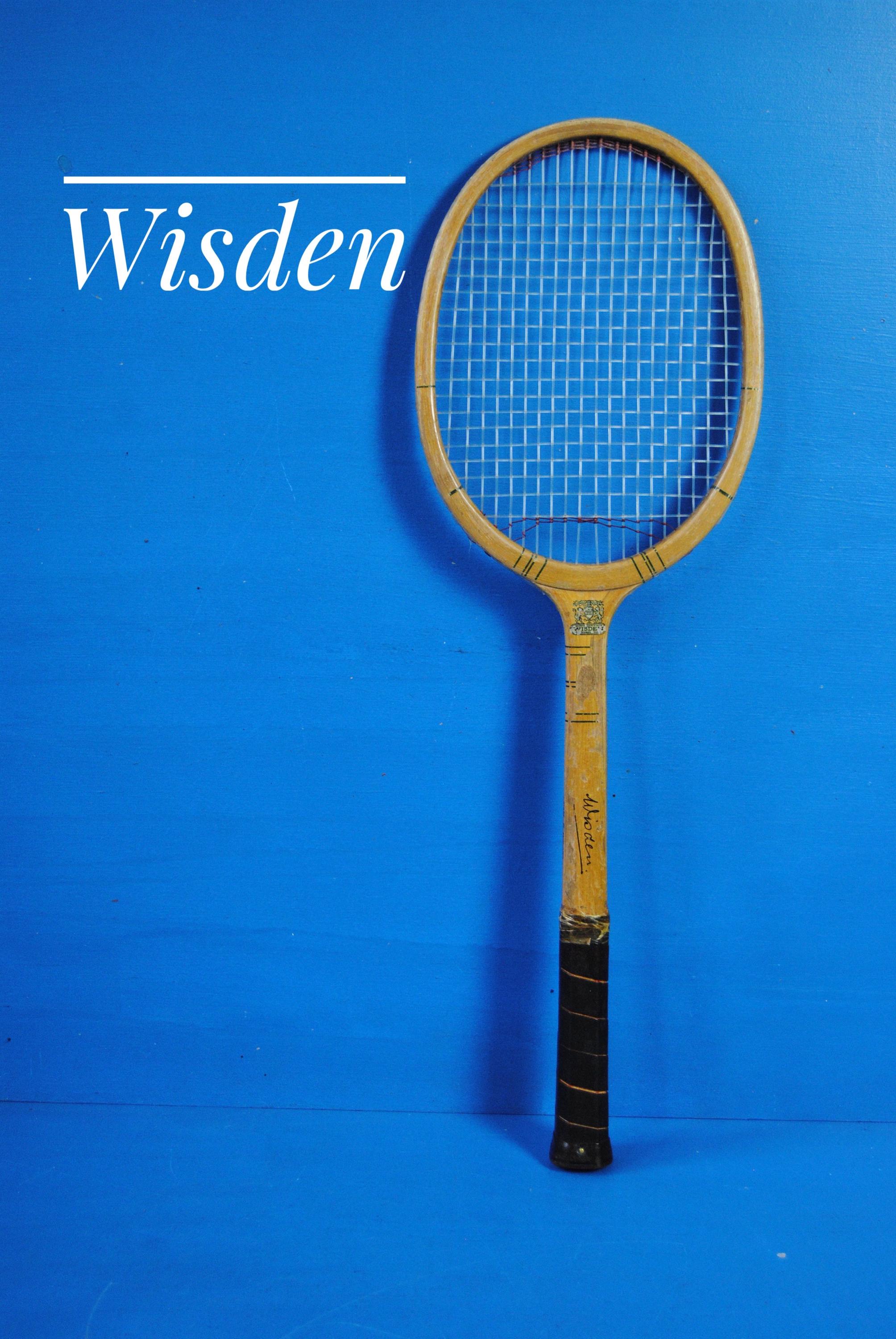 Vintage Wooden Tennis Racket: Dunlop, Slazenger - Games Room Decor ...