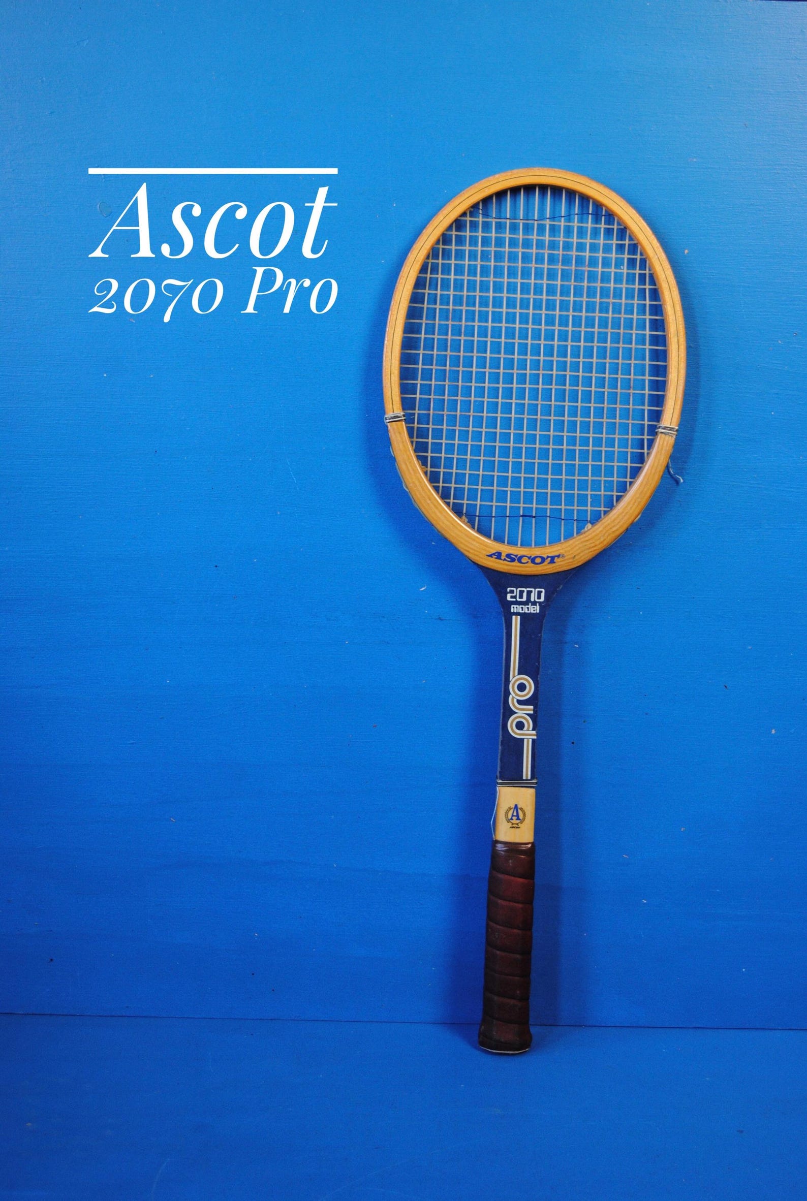 Vintage Wooden Tennis Racket: Dunlop, Slazenger - Games Room Decor ...