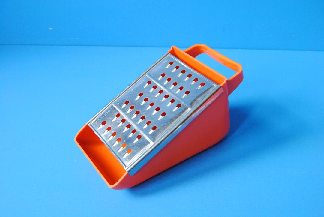 Vintage 1970s Orange Plastic Pyrex Triplicut Grater With ...