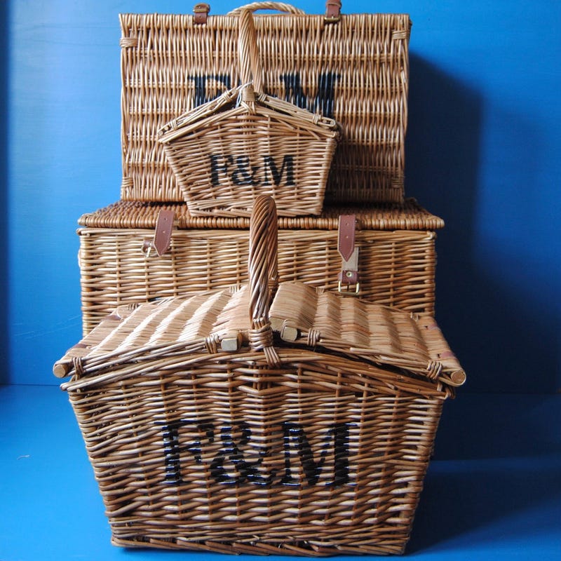 Large Empty Hamper Basket - Etsy UK