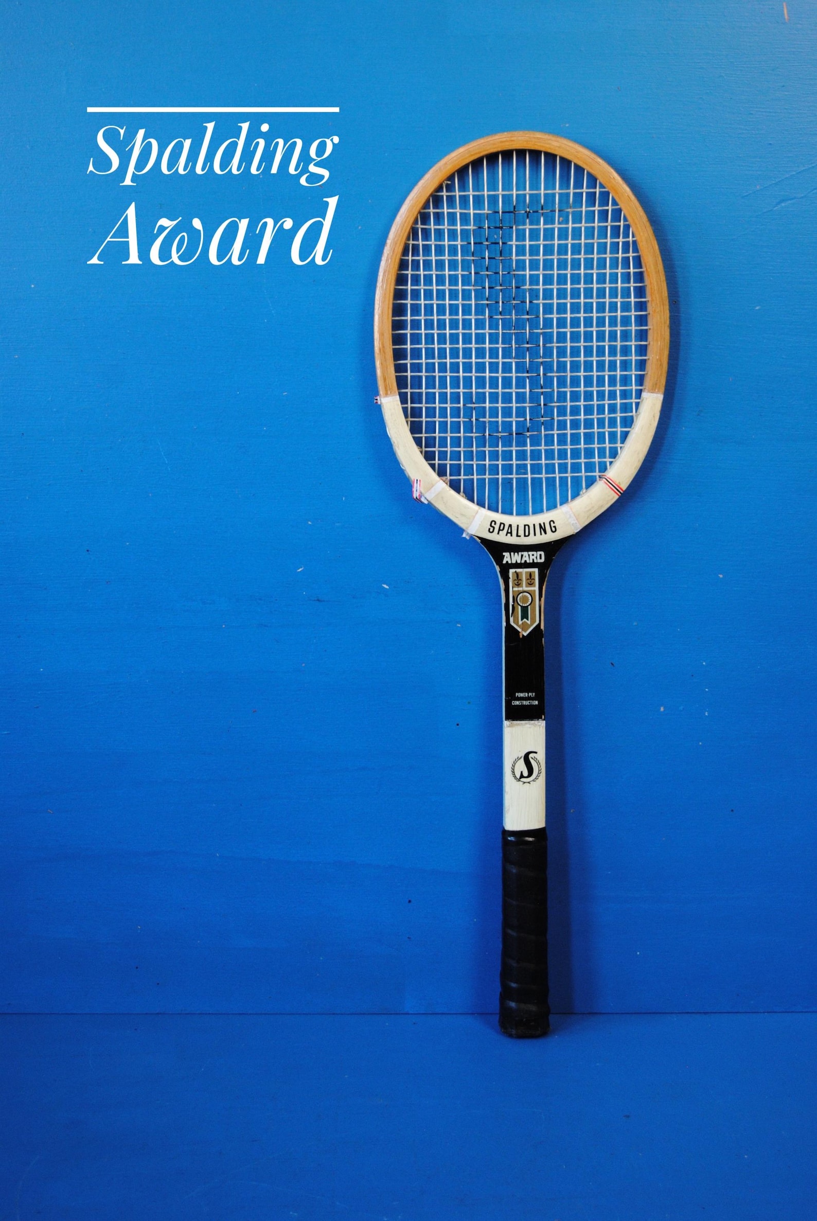 Vintage Wooden Tennis Racket: Dunlop, Slazenger - Games Room Decor ...