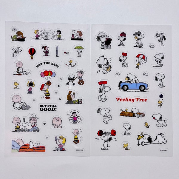 Snoopy Stickers Vintage - Etsy