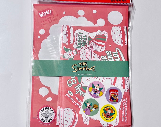 The Simpsons Letter Paper - Etsy