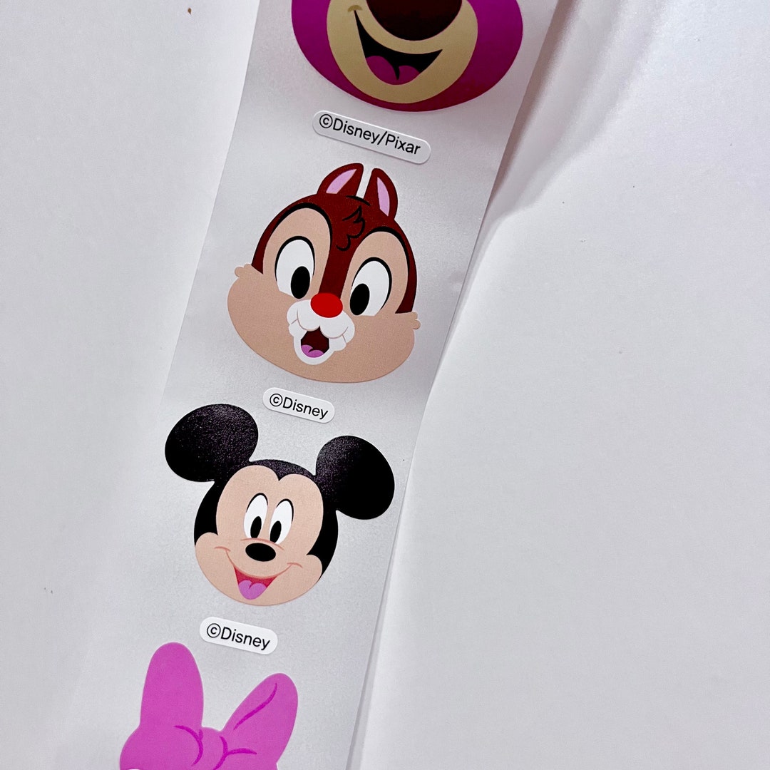 1 Disney Character Roll Stickers 120pcs - Etsy