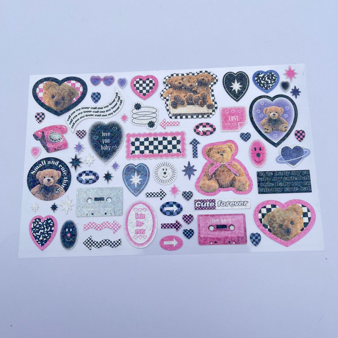 1 Glittery Kitsch Stuff Theme Stickers - Etsy
