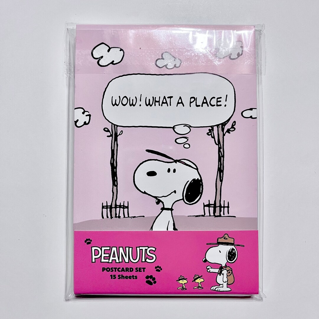 15 Peanuts Snoopy Postcards Pack Licensed - Etsy