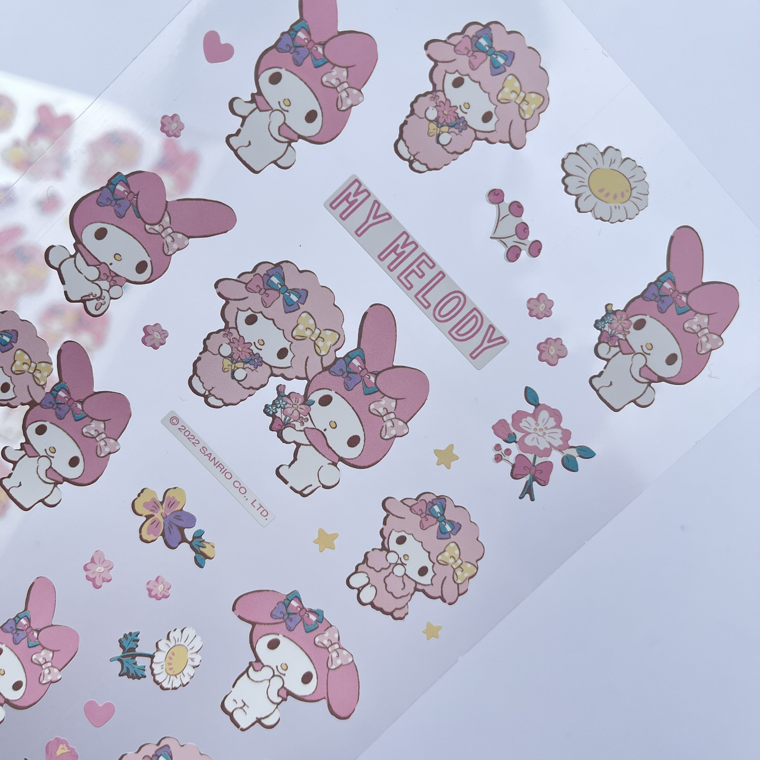 2 Sanrio My Melody Stickers Assorted Lot Official Licensed - Etsy