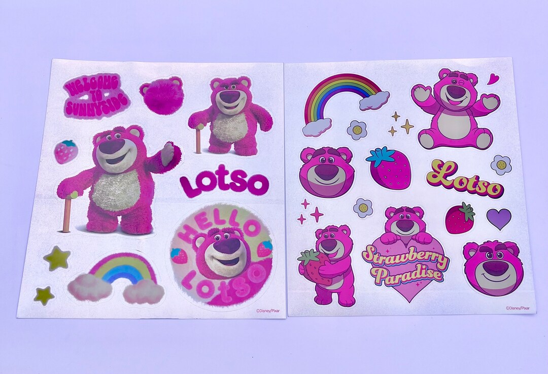 2 Toy Story Lotso Hologram Stickers - Etsy