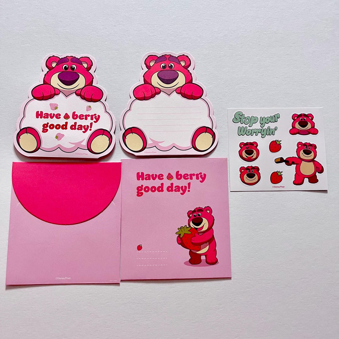 2 Disney Pixar Toystory Lotso Cards Official Licensed - Etsy