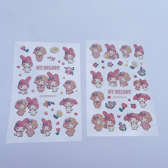 2 Sanrio My Melody Stickers Assorted Lot Official Licensed | Etsy