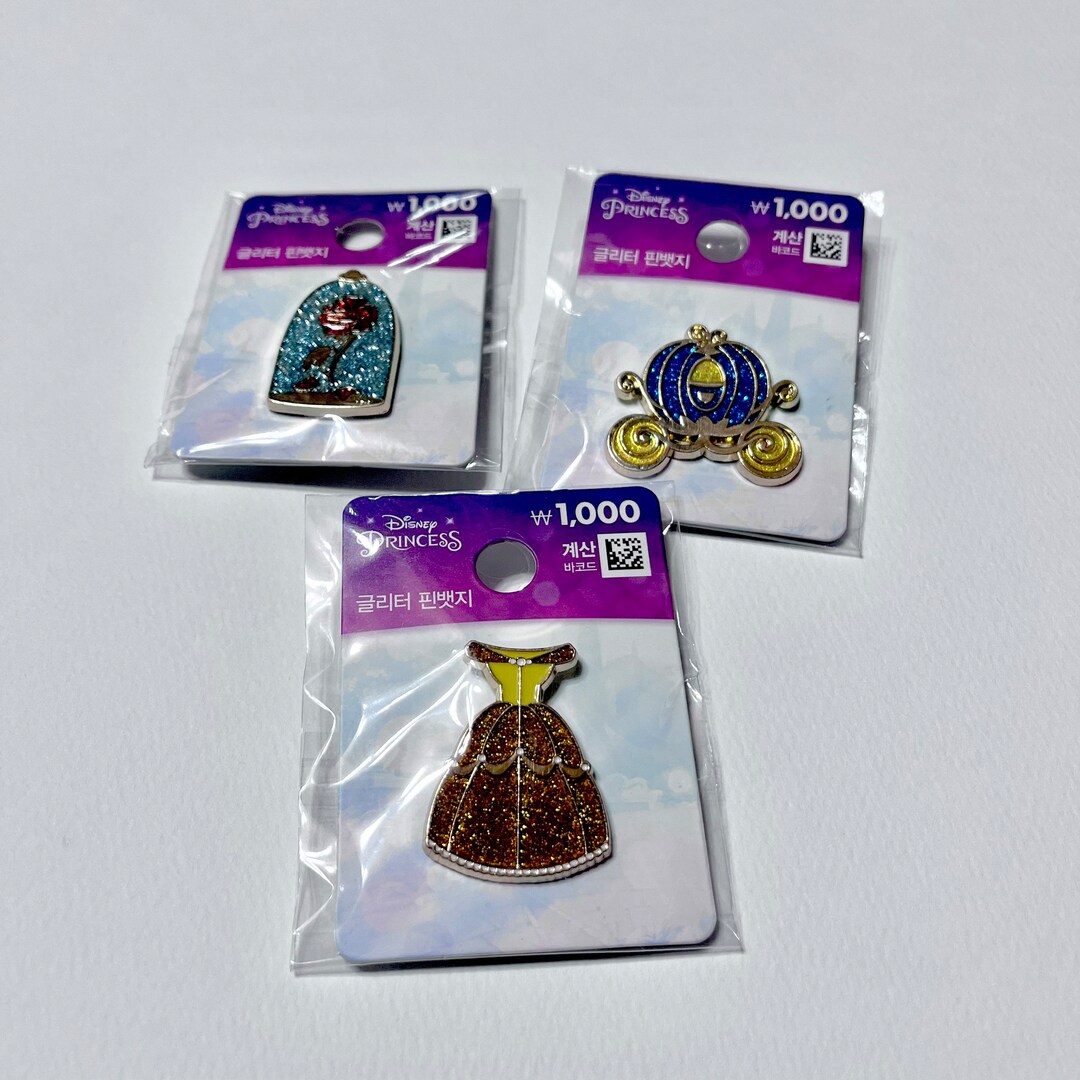 3 New Disney Princess Lapel Pin Buttons Official Licensed - Etsy