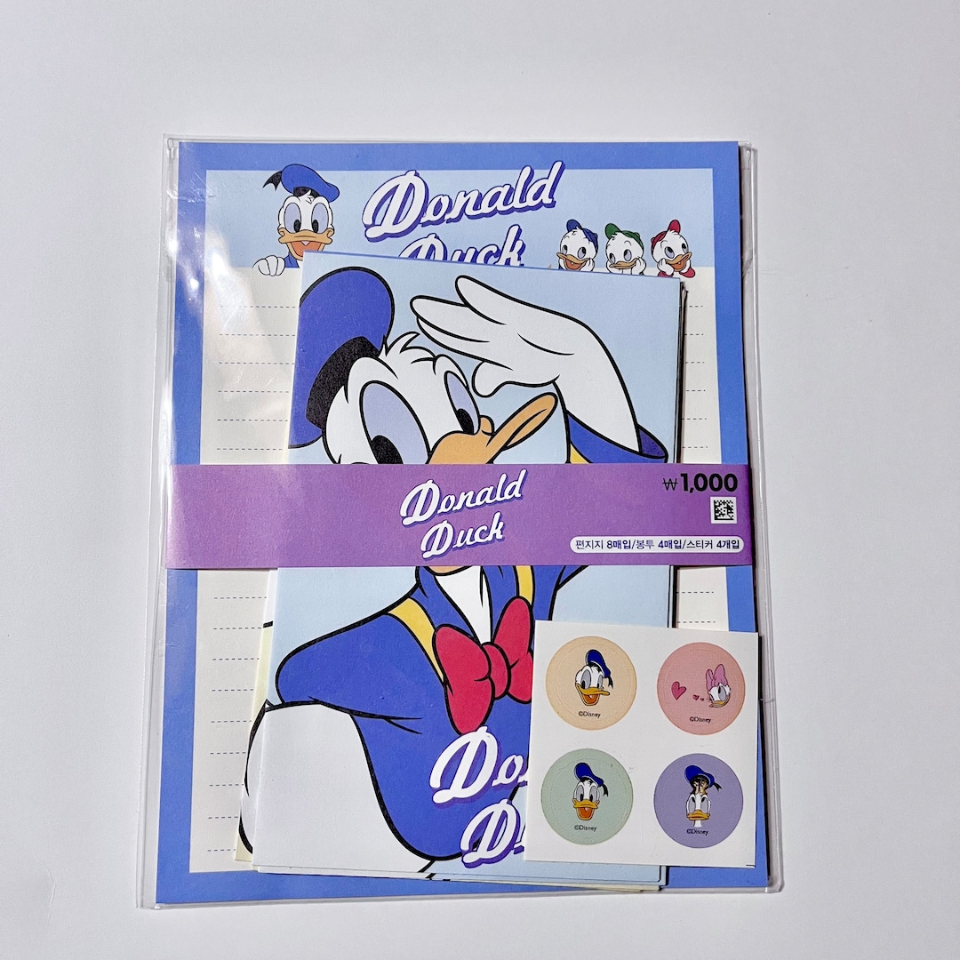 Disney Donald Duck Daisy Duck Letter Paper - Etsy
