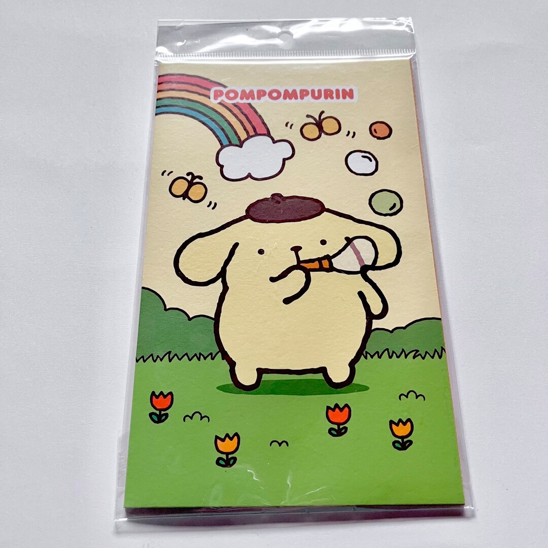 Sanrio Pompompurin Removable Folding Stickers Pack Official Licensed - Etsy