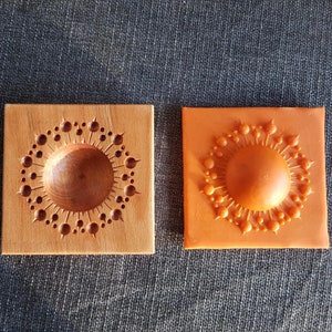 Clock Flower Ravioli Mold, Wooden Ravioli Mold, Hand Made Ravioli Mould ...