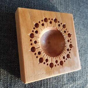 Clock Flower Ravioli Mold, Wooden Ravioli Mold, Hand Made Ravioli Mould ...