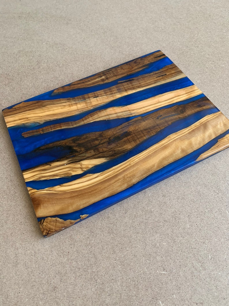 Wood and Resin Table Mat Resin Table Mat - Etsy