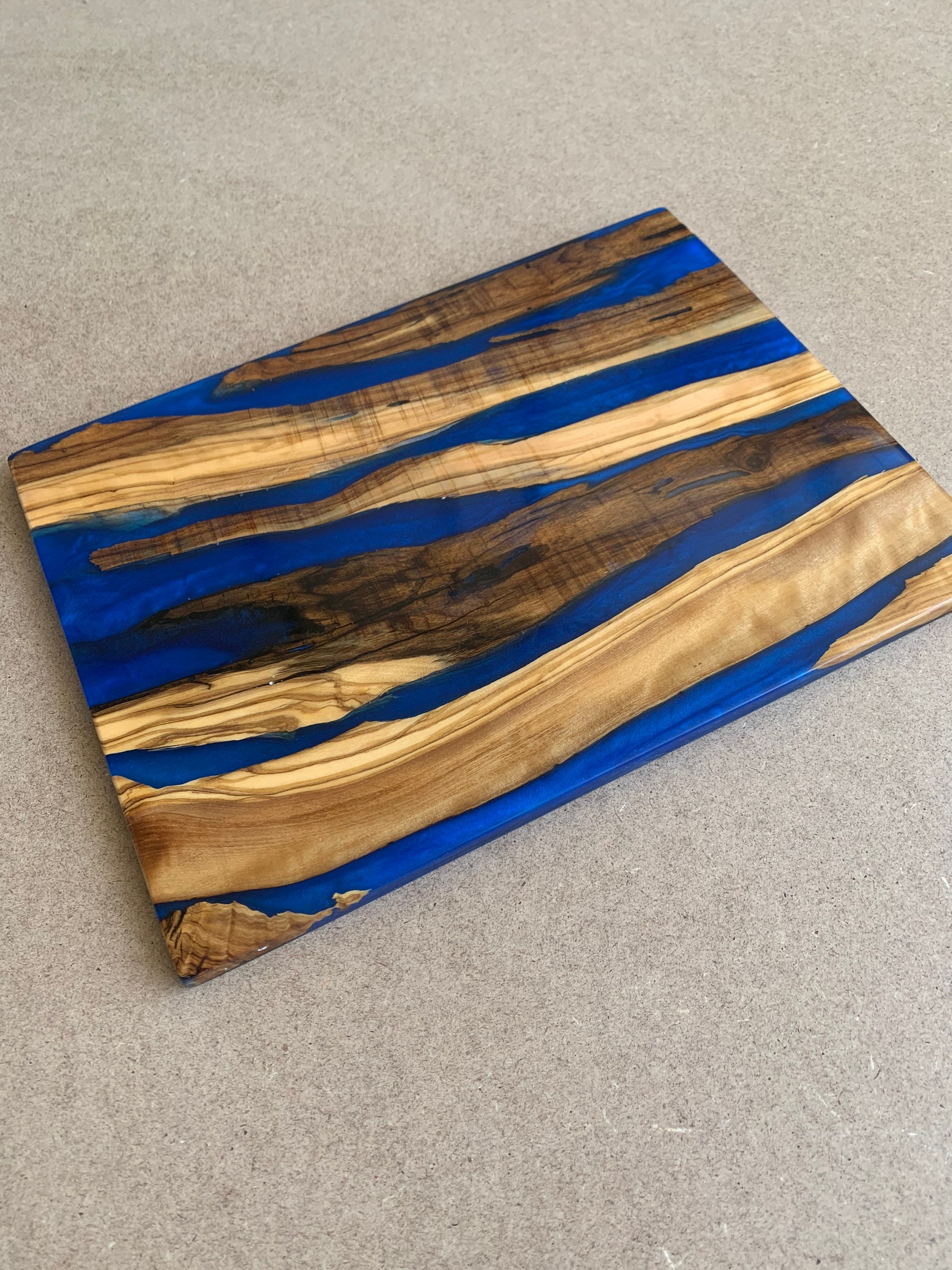 Wood and Resin Table Mat Resin Table Mat - Etsy
