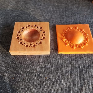 Clock Flower Ravioli Mold, Wooden Ravioli Mold, Hand Made Ravioli Mould ...