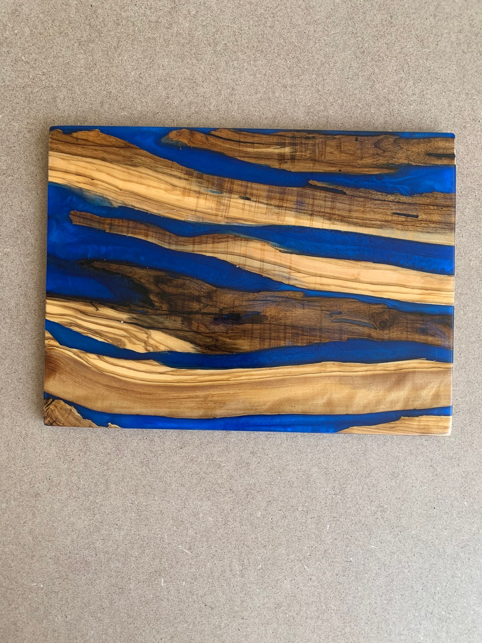 Wood and Resin Table Mat Resin Table Mat - Etsy