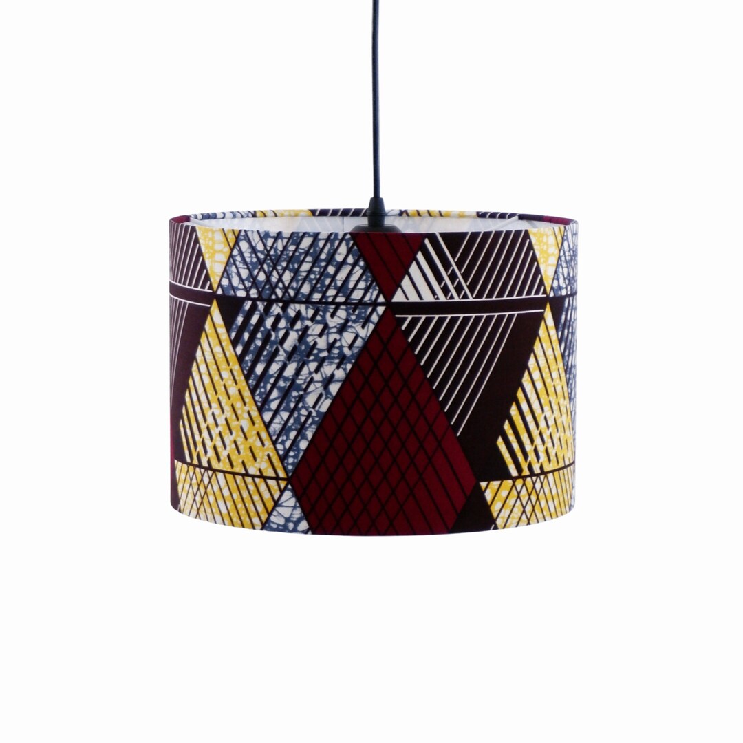 Geometric Patterned Lampshade - Etsy