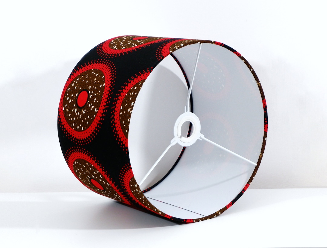African Print Lampshade, Lampshade for Ceiling Lights, Drum Lampshade ...