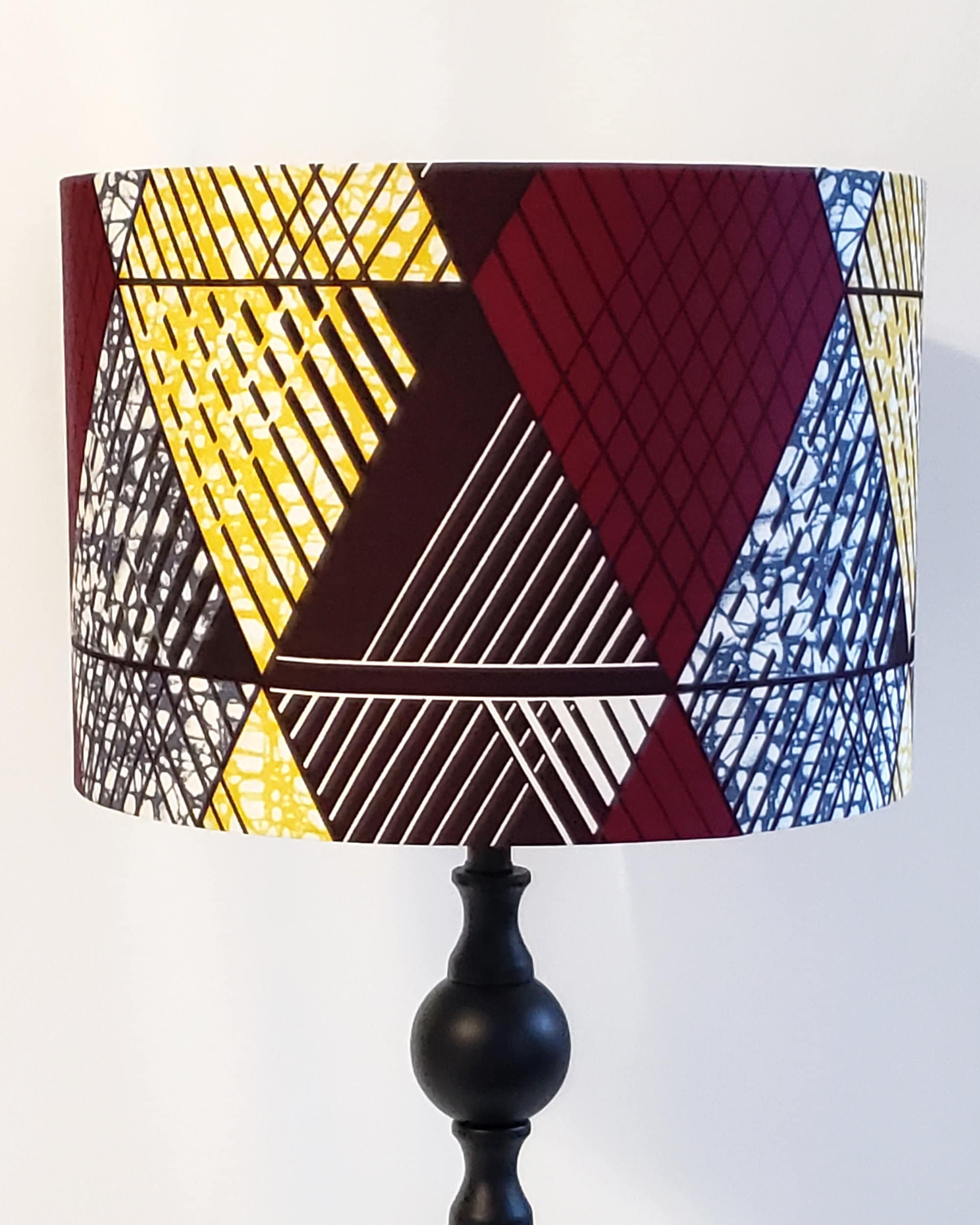 Geometric Patterned Lampshade | Etsy