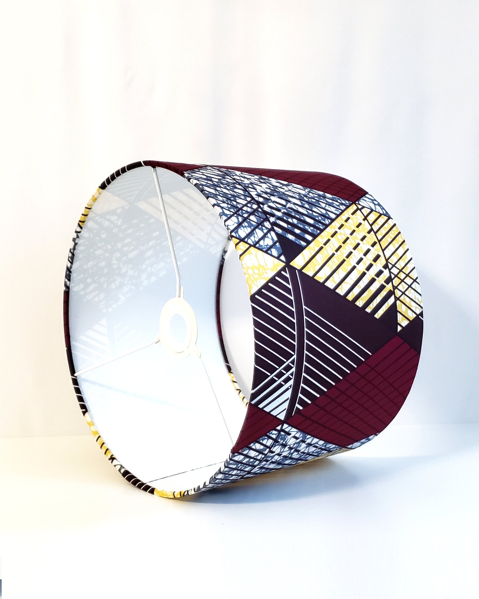 Geometric Patterned Lampshade - Etsy