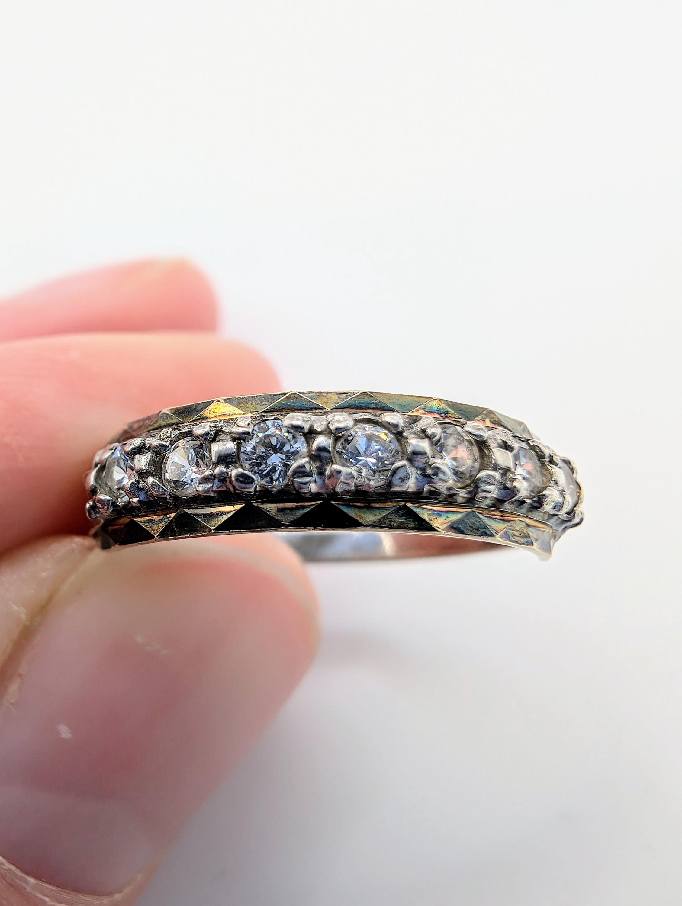 9 carat gold eternity ring store