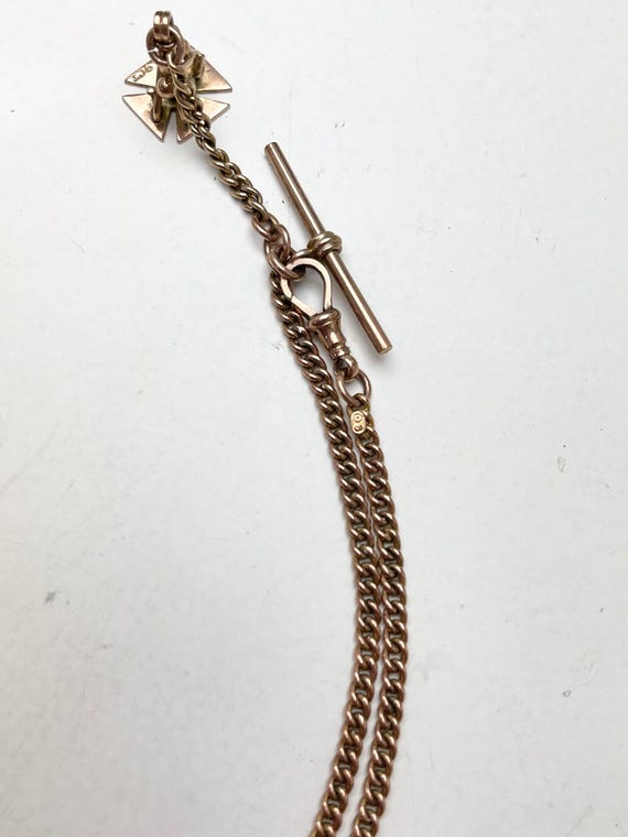 Antique Victorian Masonic Pocket Watch Fob Chain Or B… - Gem