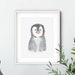 Penguin Watercolor Print - Printable Art for Nursery, Toddler Room Wall ...
