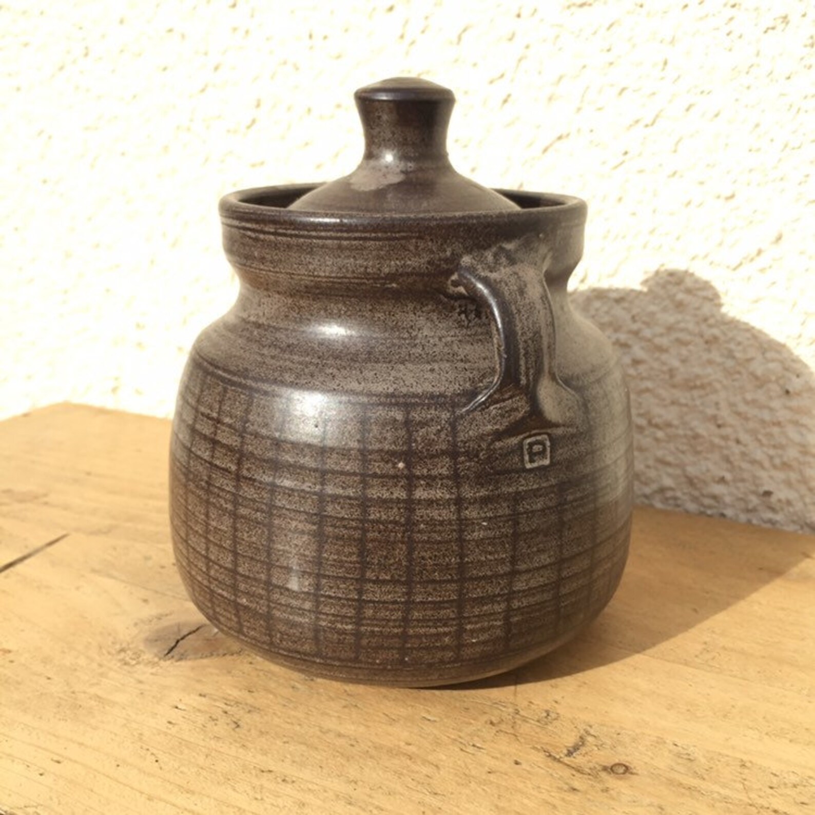Polperro Pottery Jar. Cornish Pottery. Earthenware. Geometric - Etsy